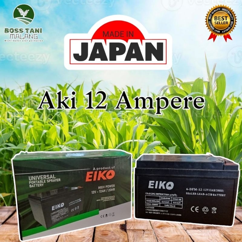 Jual Aki 12 Volt/12 AH /Aki Sprayer/Aki Sepedah listrik/Baterai sepedah ...