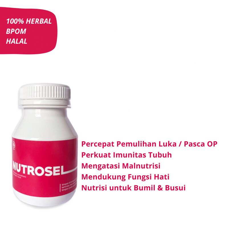 Jual NUTROSEL / ALBUMIN ( Penyembuhan Luka) & PROTEIN KOMPLEKS | Shopee ...