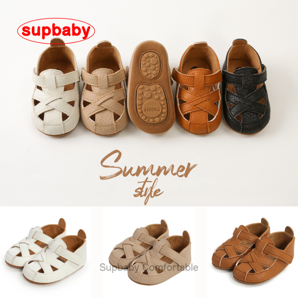 Jual Sepatu Bayi Laki Laki Perempuan S-Strap Usia 0 - 12 Bulan, Sepatu ...