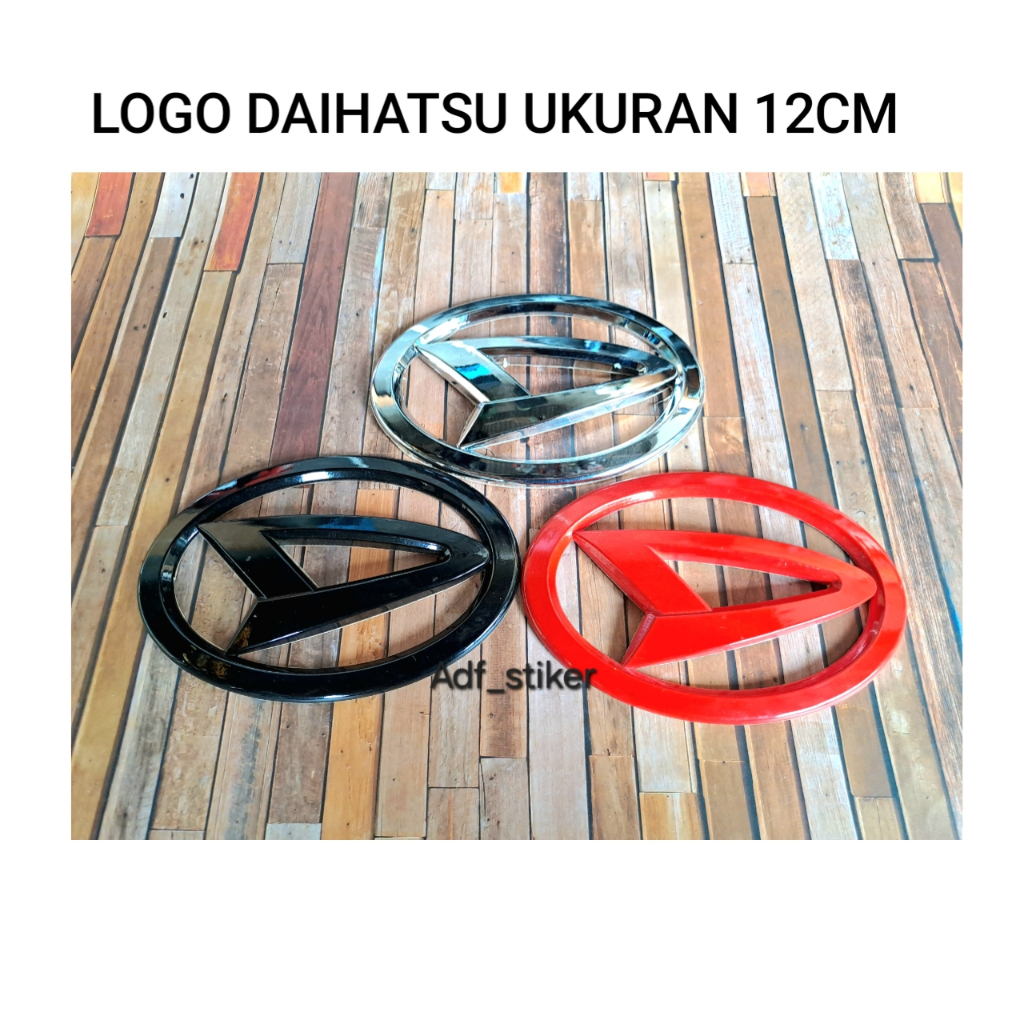 Jual Emblem Logo depan Belakang daihatsu xenia grandmax ukuran 12cm ...