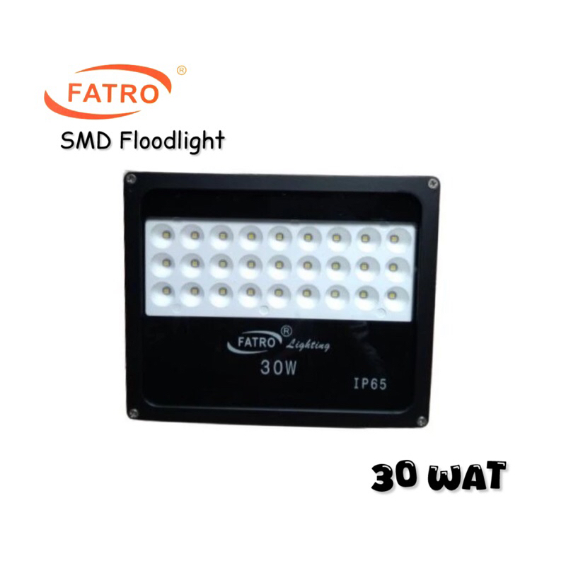 Jual Fatro Lampu Sorot LED 30 Watt Outdoor SA830/Lampu SMD floodlight 30-50Wat | Shopee Indonesia