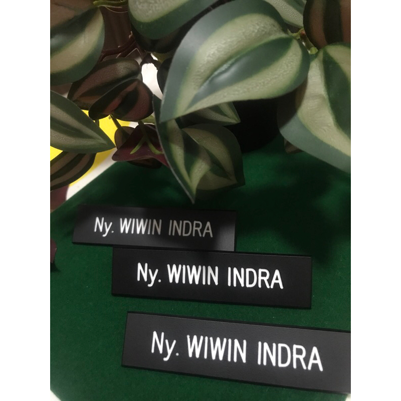 Jual Name tage grafir Persit sesuai aturan terbaru tanpa list putih ...