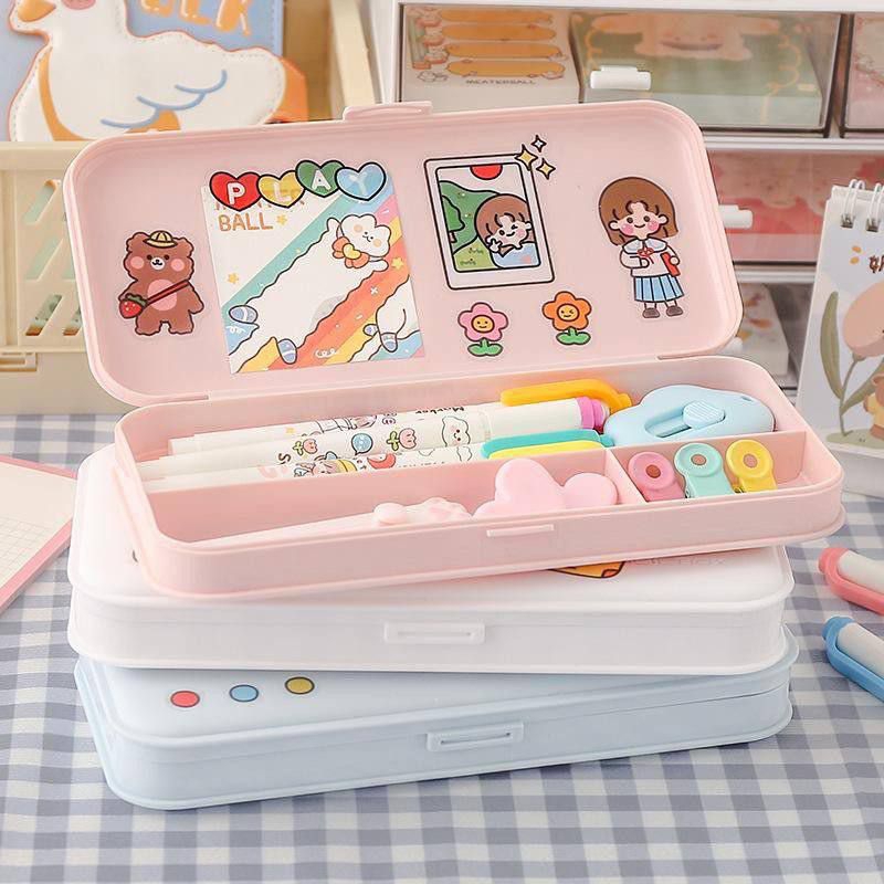 Jual Amiinah Store Kotak Pensil Minimalis Pencil Case Aesthetic pencil ...