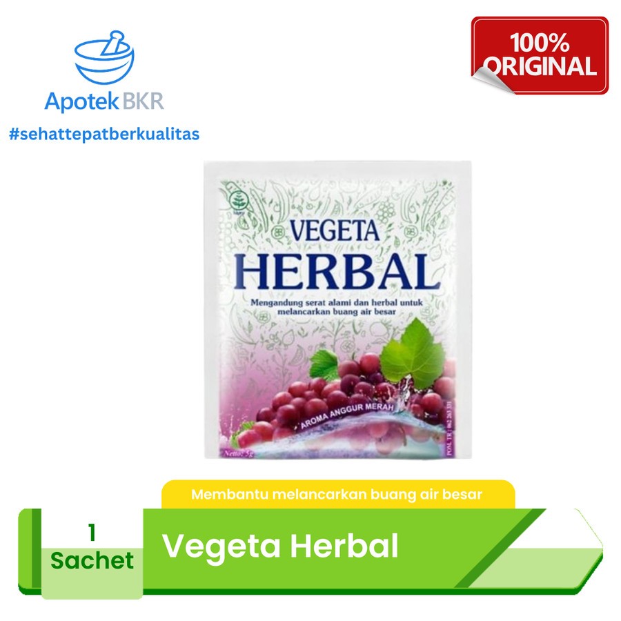 Jual Vegeta Herbal Anggur Sachet - Membantu Melancarkan Buang Air Besar ...