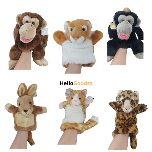 Jual Boneka Tangan Hand Puppet Leopard Singa Monyet Monkey Kanguru ...