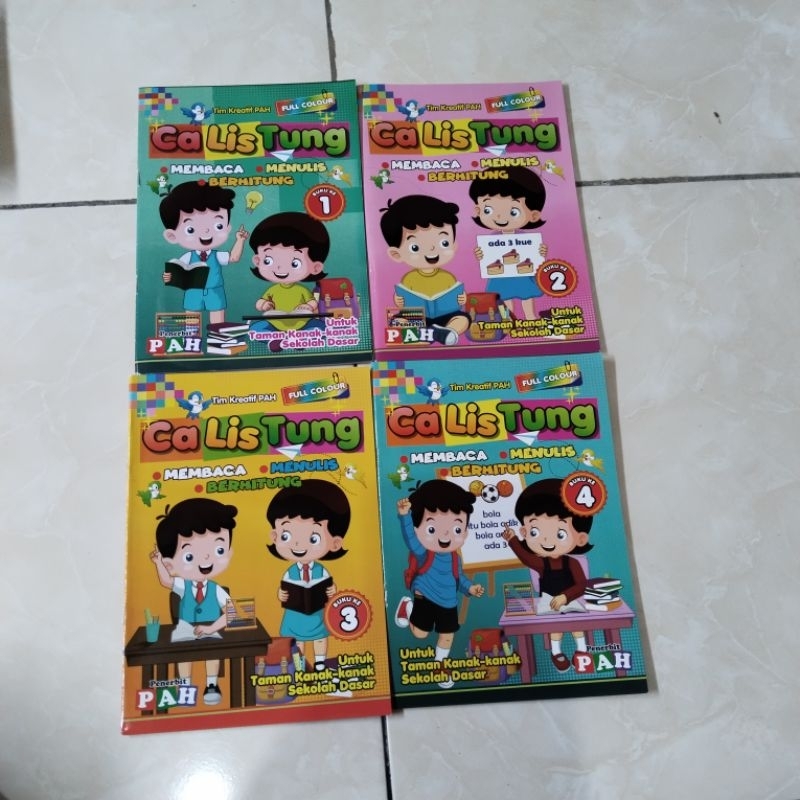 Jual BUKU ANAK BELAJAR CALISTUNG,MEMBACA MENULIS BERHITUNG 1A-2B FULL ...