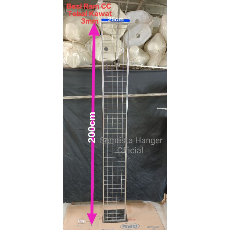 Jual Besi Ram CC Stainless Ukuran Panjang 200cm x Lebar 25cm Tebal ...