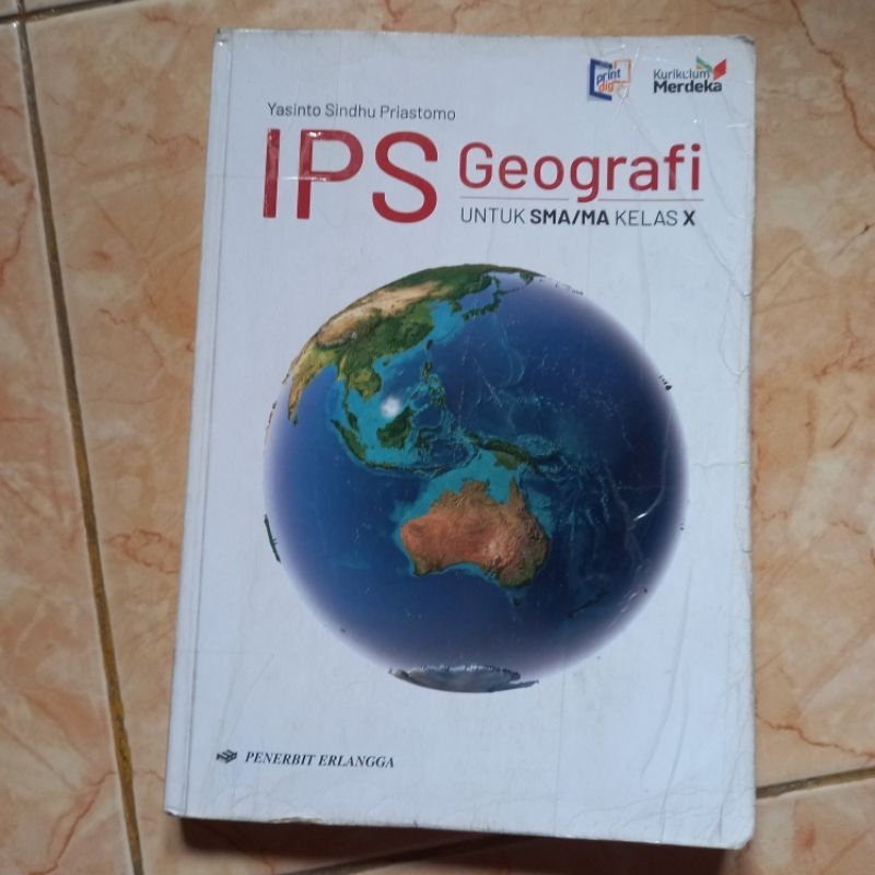 Jual Buku IPS Geografi kelas 10 / X Kurikulum Merdeka Erlangga | Shopee ...