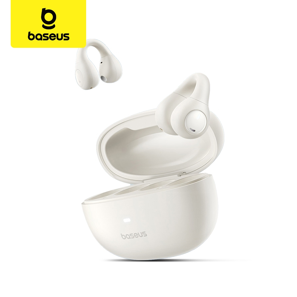 Jual Baseus AirGo AS01 True Wireless Bluetooth Earphone Earbuds Tws Open Ear ENC | Shopee Indonesia