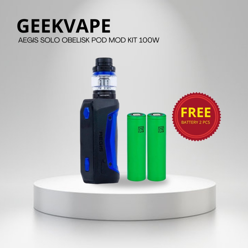 Jual GeekVape Aegis Solo Obelisk Pod Mod Kit 100w | Shopee Indonesia