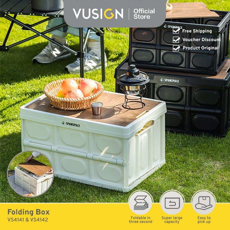 Jual Vusign Spanspace Folding Storage Box / Kotak Penyimpanan Storage ...
