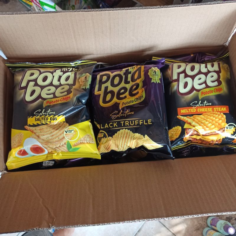 Jual POTABEE POTA BEE Potato Chips Keripik Kentang Rasa Telur Asin ...