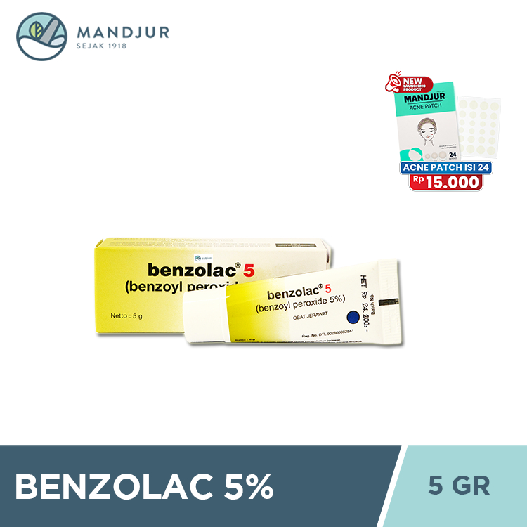 Jual Benzolac 5 % Gel 5 Gram - Salep Obat Jerawat | Shopee Indonesia