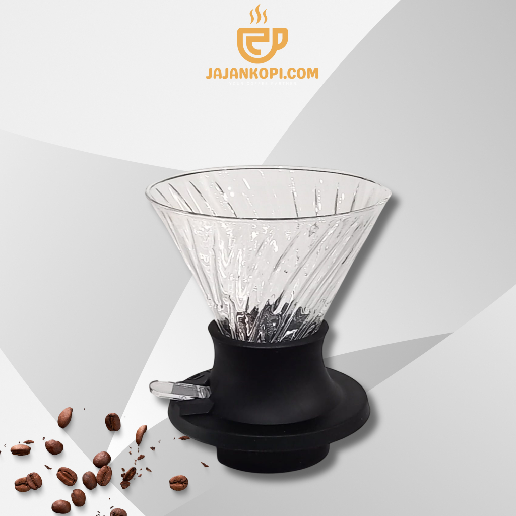 Jual Immersion dripper switch v60 glass clever WITH HAND PUNCH | Shopee ...