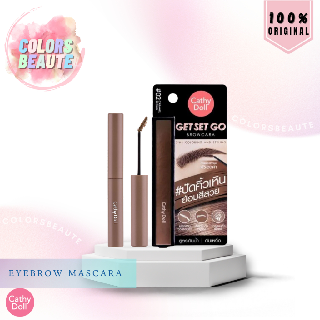 Jual CATHY DOLL GET SET GO BROWCARA / EYEBROW / MASKARA ALIS MASCARA ...