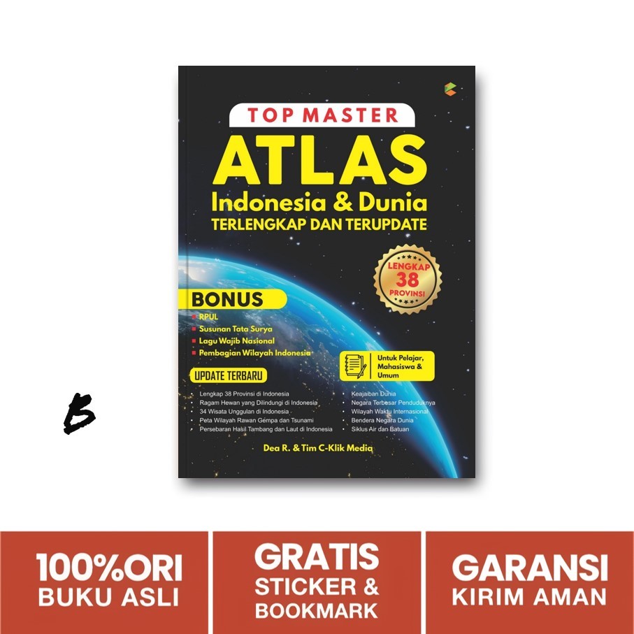 Jual Buku Top Master Atlas Indonesia & Dunia (C-Klik Media) | Shopee ...