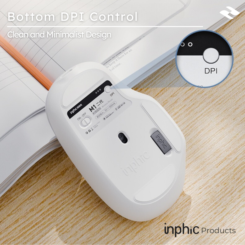 Jual Mouse Wireless Silent M1 (2nd Generation) INPHIC | Shopee Indonesia