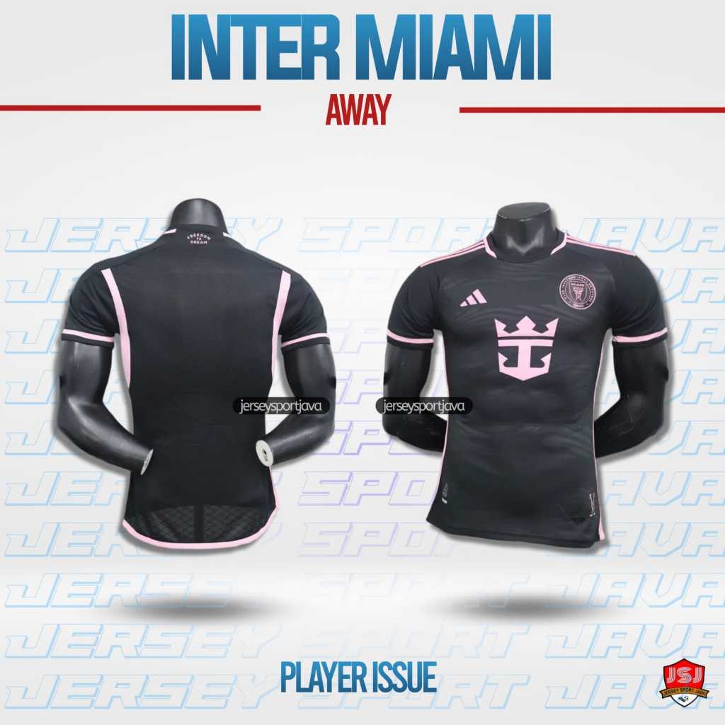 Jual ( READY STOK ) JERSEY PLAYER ISSUE INTER MIAMI AWAY 2024 2025 ...