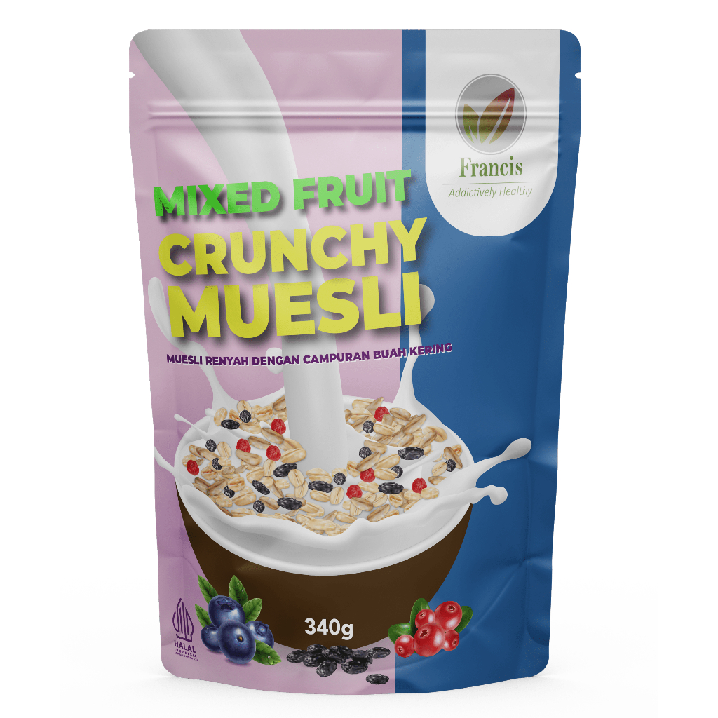Jual Francis - Mixed Fruit Crunchy Muesli 340 Gram | Shopee Indonesia