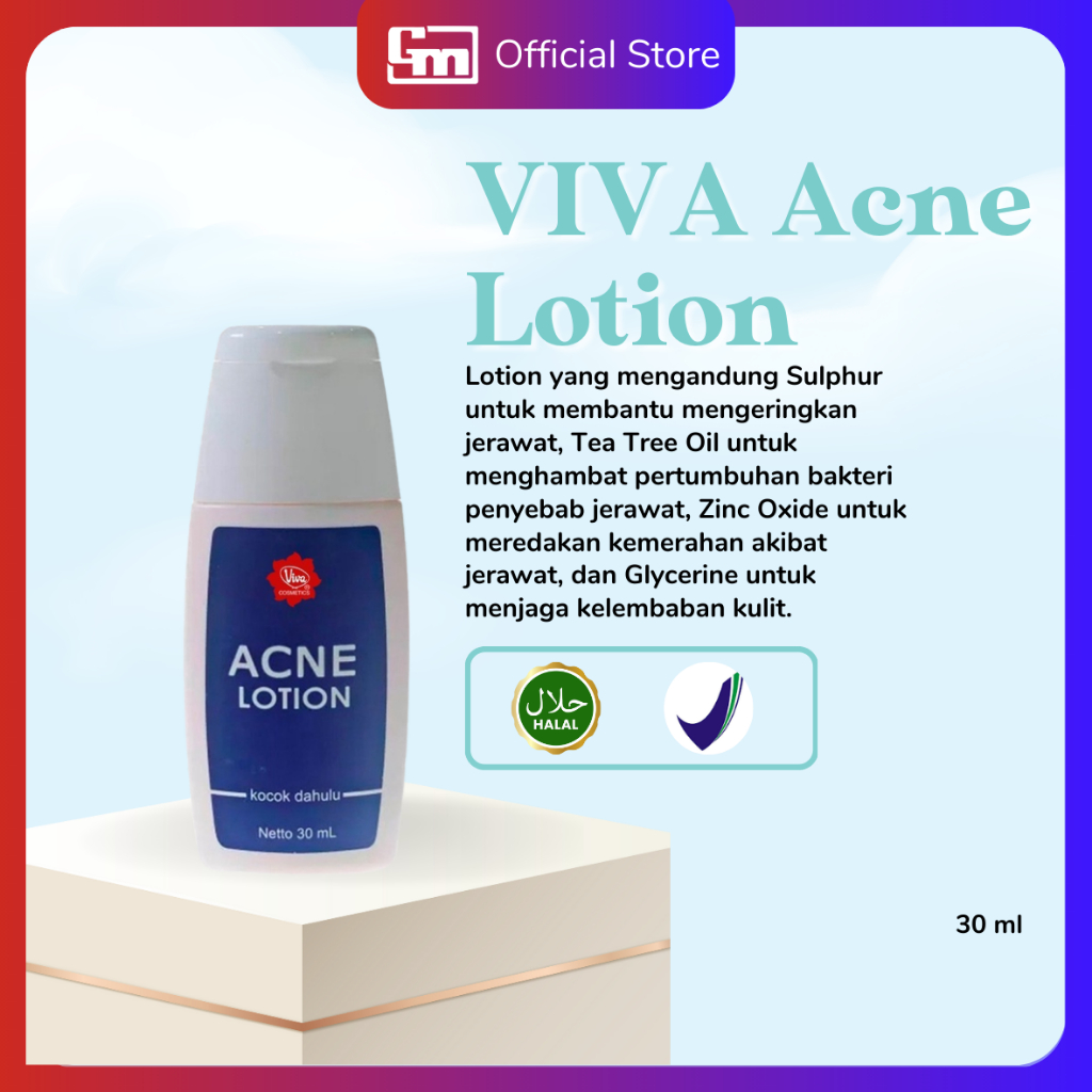 Jual VIVA Acne Lotion - Losion Jerawat 30ml | Shopee Indonesia