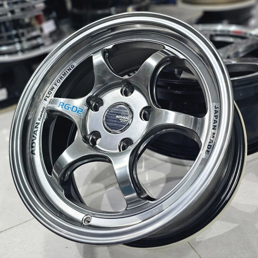 Jual velg racing 15 ADVAN RG D2 FLOW FORMING R15 Innova Ertiga Xl7 ...