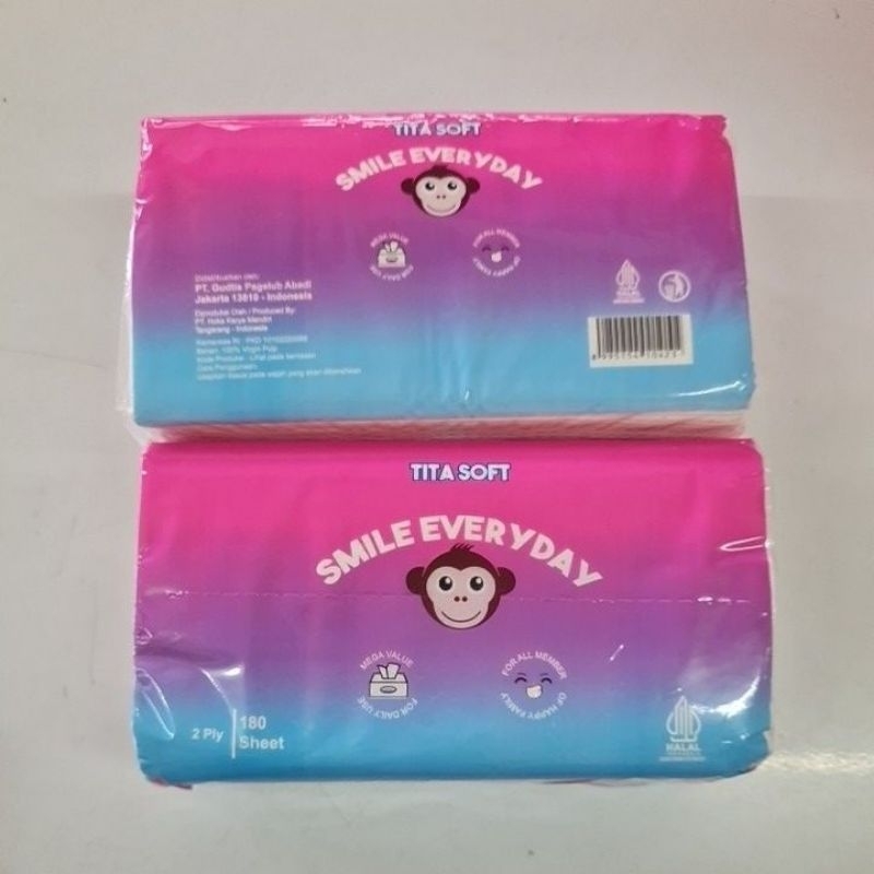 Jual Tisu Tita Soft 180 Sheet 2 Ply | Shopee Indonesia