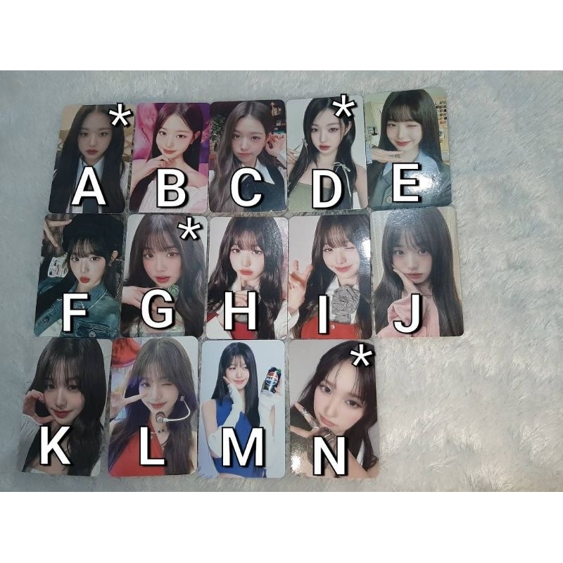 Jual WTS // WANT TO SELL [READY] PHOTOCARD POB BENEFIT LUCKYDRAW JANG WONYOUNG WONY DAN LEESEO ...