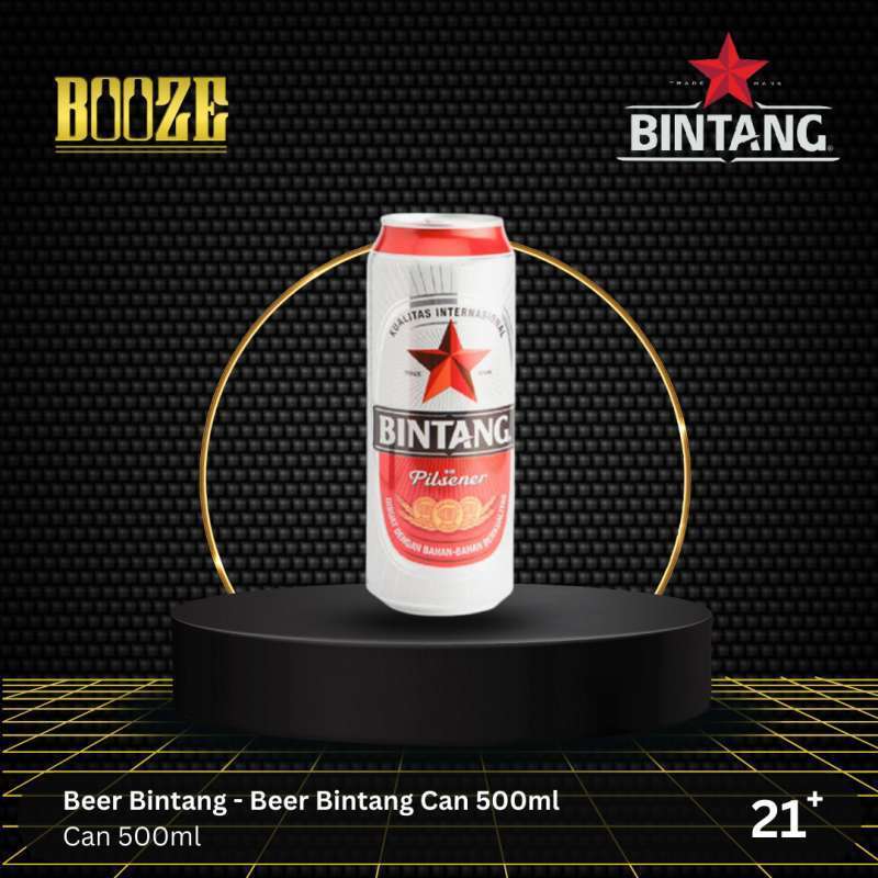 Jual Bir Bintang Can Kaleng Besar 1 Karton / Dus / Krat 500 Ml - Booze ...