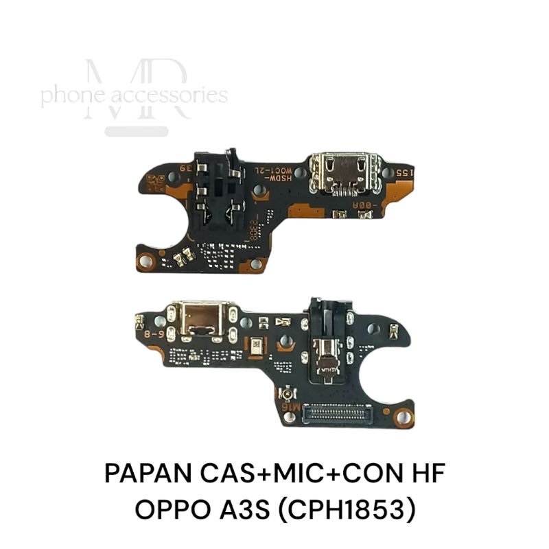 Jual Flex Con Cas KONEKTOR Cas OPPO A3S (CPH1853) Mic + Con HF Flexibel ...