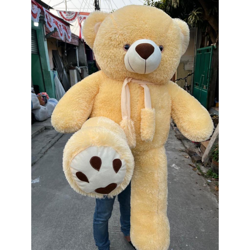 Jual Boneka teddy bear shal telapak jumbo 1.2meter// Boneka teddybear ...