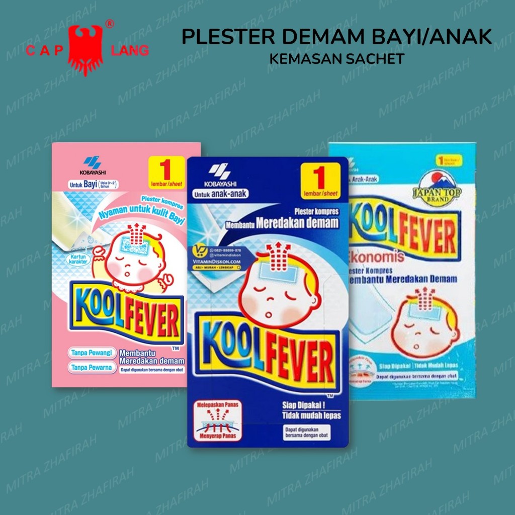 Jual KOOLFEVER Baby Anak dan Dewasa / Plester Penurun Panas Demam ...