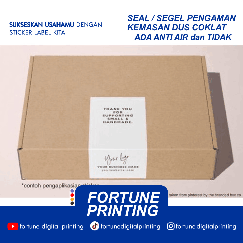 Jual Cetak Sticker Kotak Chromo Custom Makanan Minuman Otomotif Parfum ...