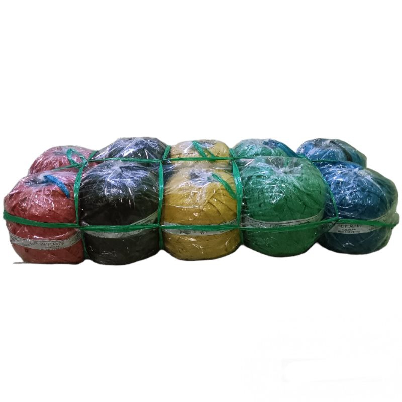 Jual tali rafia eceran 5000 1 ball 10 pcs | Shopee Indonesia
