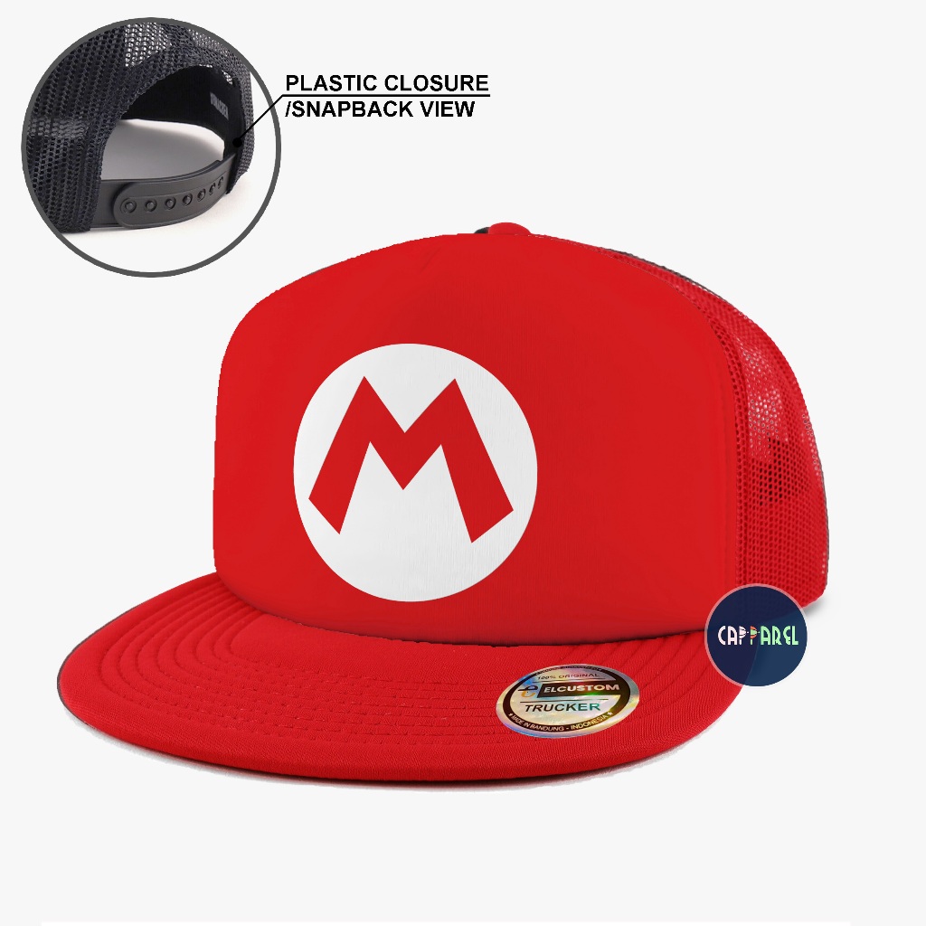 Jual SB - Super Mario Snapback /Edisi Game & Film /Topi Snapback Unisex ...