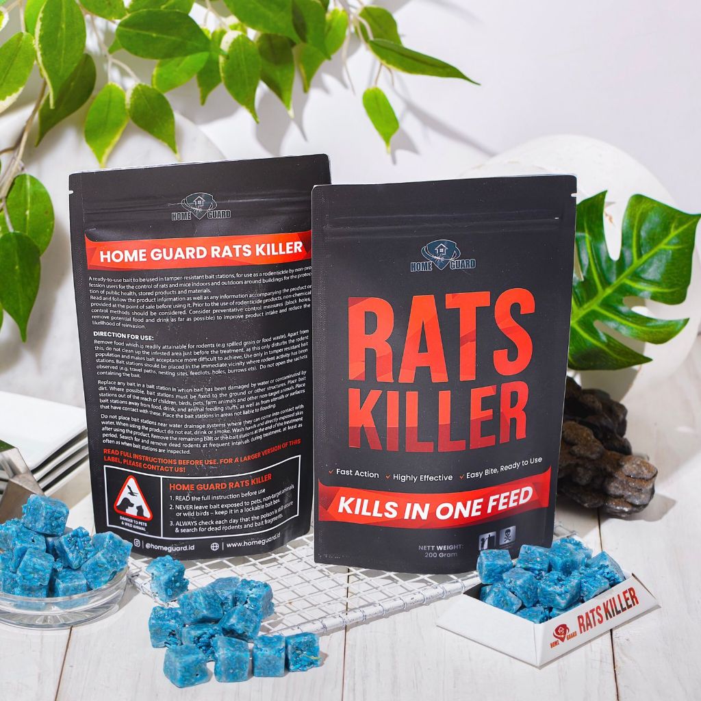 Jual DailyStore Home Guard Rats Killer 100 gr / 200gr | Racun Tikus ...