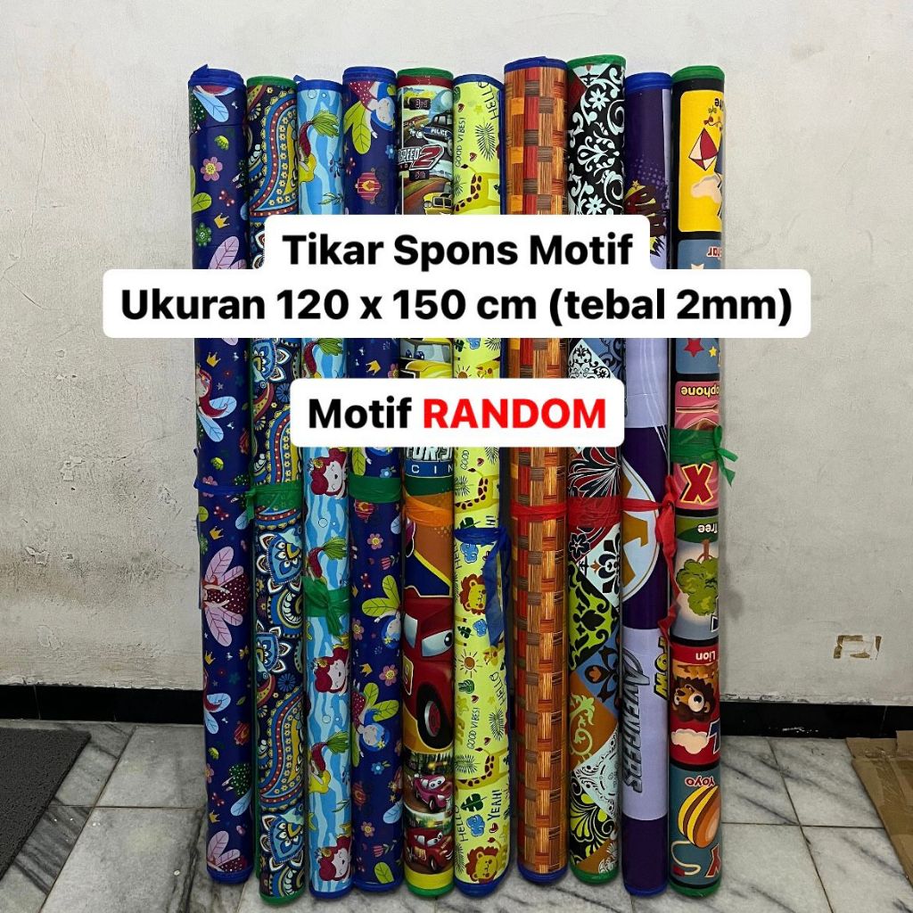 Jual Karpet Spons Sajadah (120x150cm) / Tikar Spon Lantai model Gulung ...