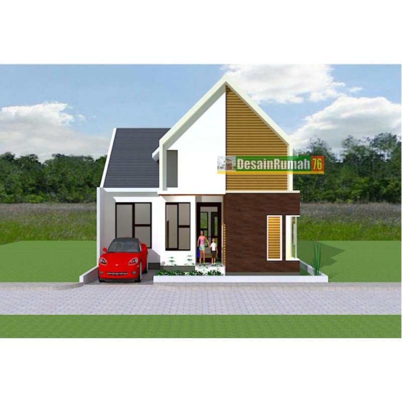 Jual PAKET DESAIN MURAH, RUMAH MINIMALIS 10x11 ,RUMAH ATAP PELANA. jasa ...