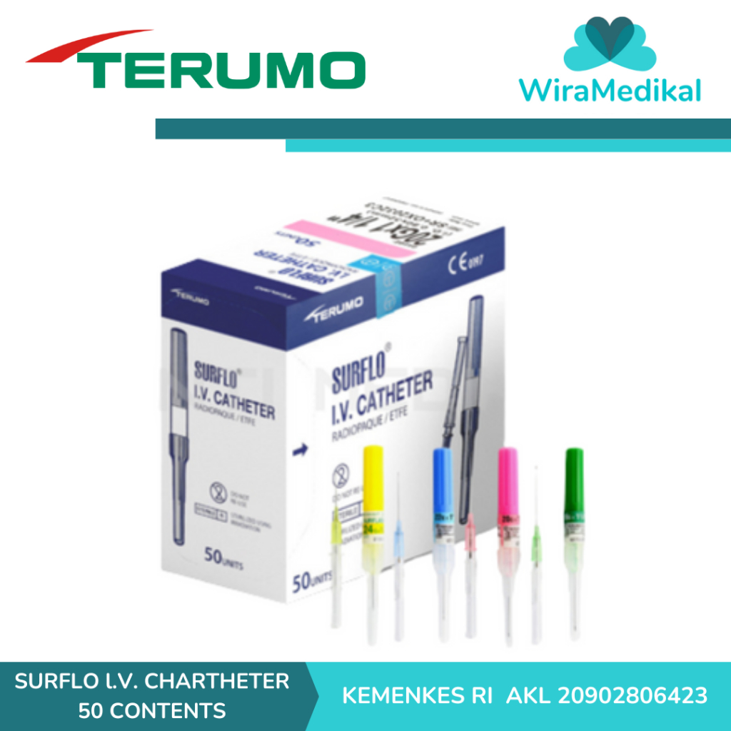 Jual Surflo 18G 20G 22G 24G Terumo - IV Catheter 18G 20G 22G 24G Terumo - Surflo Jarum Infus ...