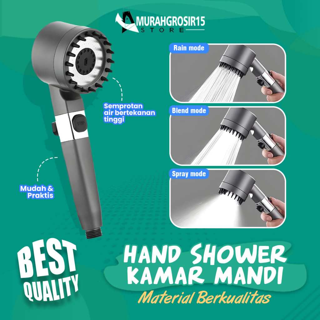 Jual HAND SHOWER KAMAR MANDI PAKET PANEL SHOWER TEKANAN TINGGI ...