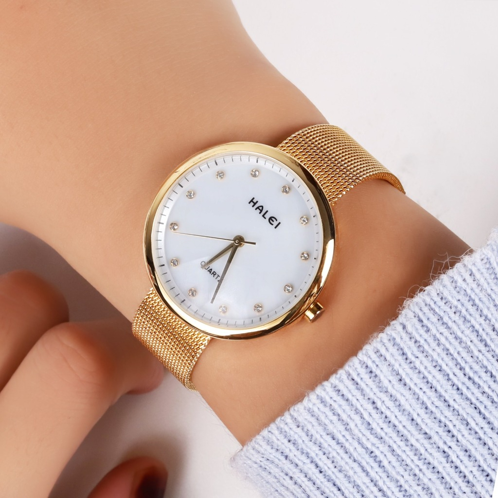 Jual Halei 556 L Jam Tangan Wanita Halei Original Fashion Anti Air ...