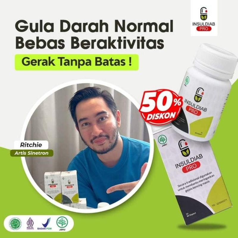 Jual Insuldiab Pro Obat Diabetes Herbal BPOM Halal | Shopee Indonesia