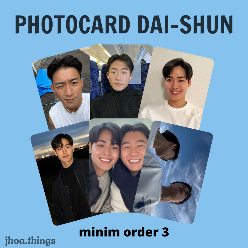 Jual [UNOFFICIAL] PHOTOCARD DAISHUN DAI NAKAI SHUN NAKANISHI ...