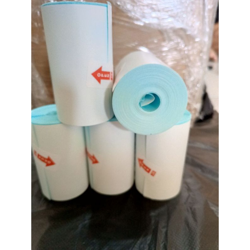 Jual Label Sticker Continuous 78 mm 80 mm x 15 meter Ada Gap Space Tepi ...