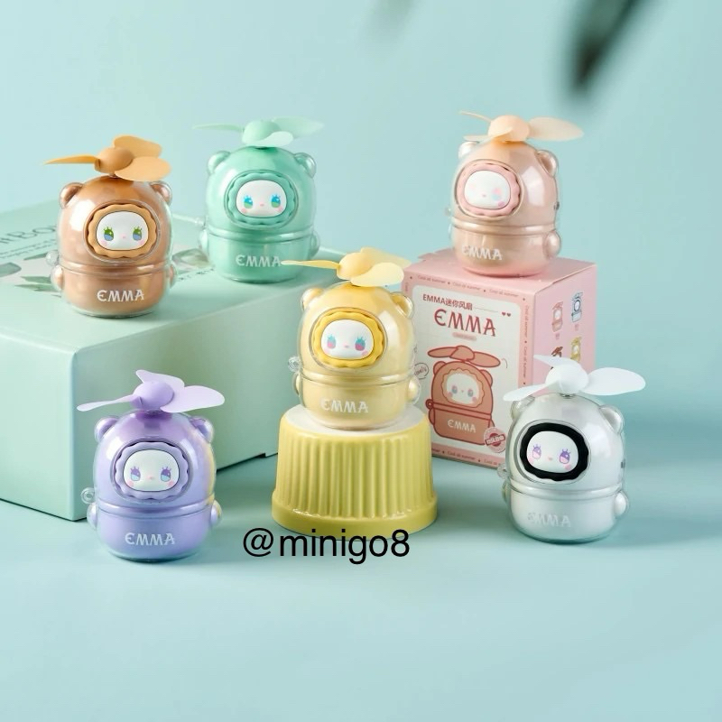 Jual EMMA Mini Fan with Cute character Blind Box Series [Selected ...