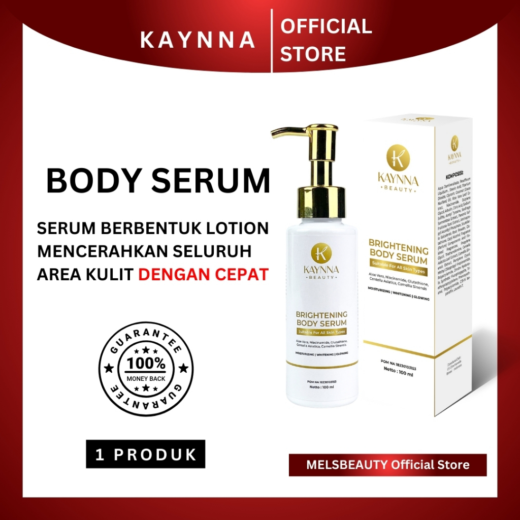 Jual KAYNNA - Body Serum Lotion Pencerah Kulit Dalam 1 Kali Pemakaian ...