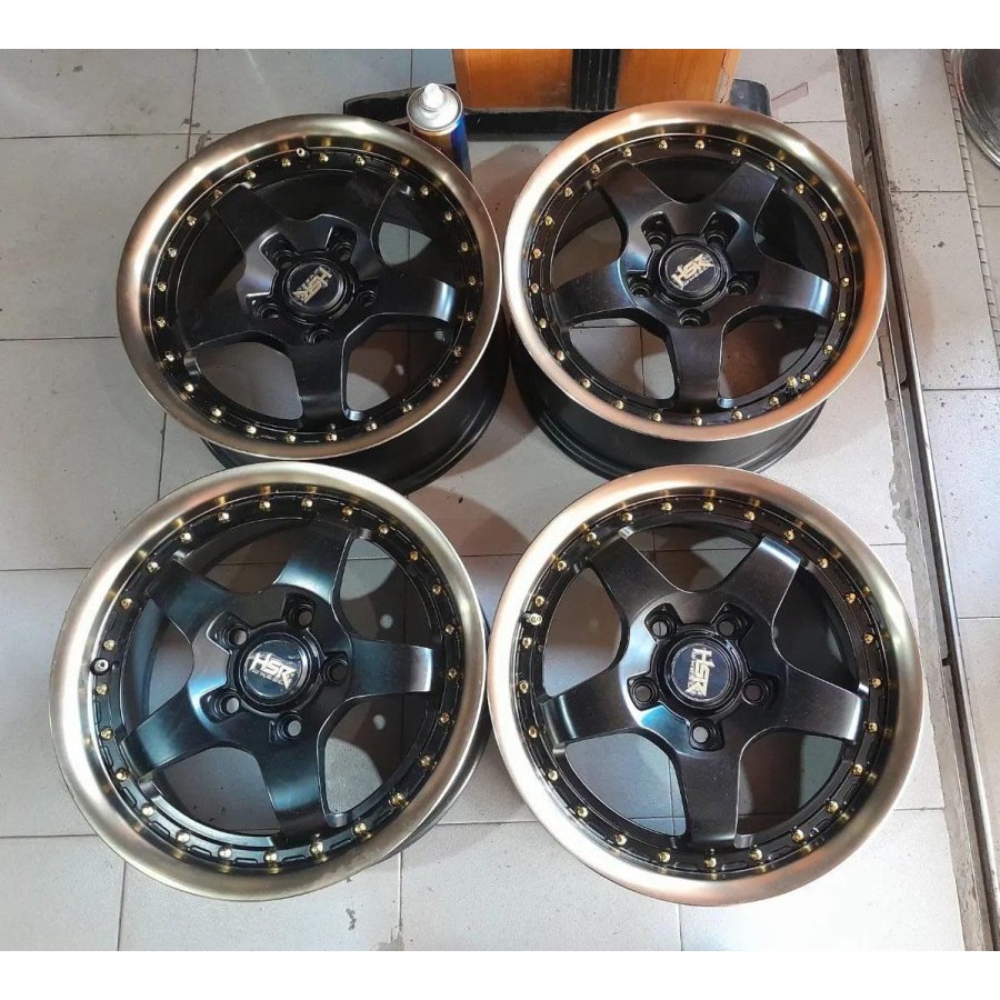 Jual VELG MOBIL SEKEN BEKAS HSR BOB RING 15 LEBAR 6,5 PCD 5X114 COCOK BUAT ERTIGA LUXIO GRANDMAX ...