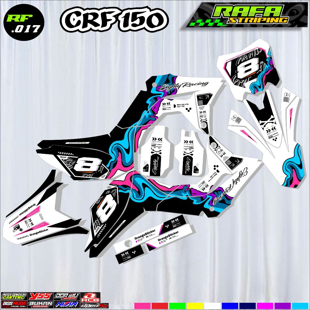 Jual Decal Crf 150 L Full Body - Decal Sticker HONDA CRF 150 L Full ...