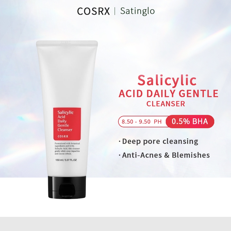 Jual COSRX Salicylic Acid Daily Gentle Cleanser 150ML Facial Wash sabun ...