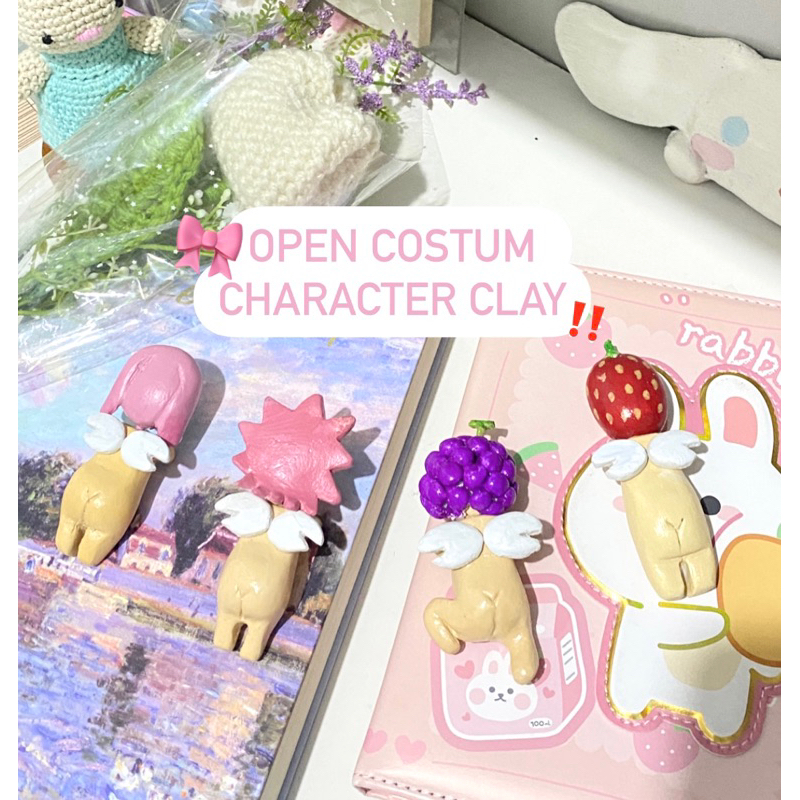 Jual [preorder] costum clay hippers hp !! sonny angel songel mofusand ...