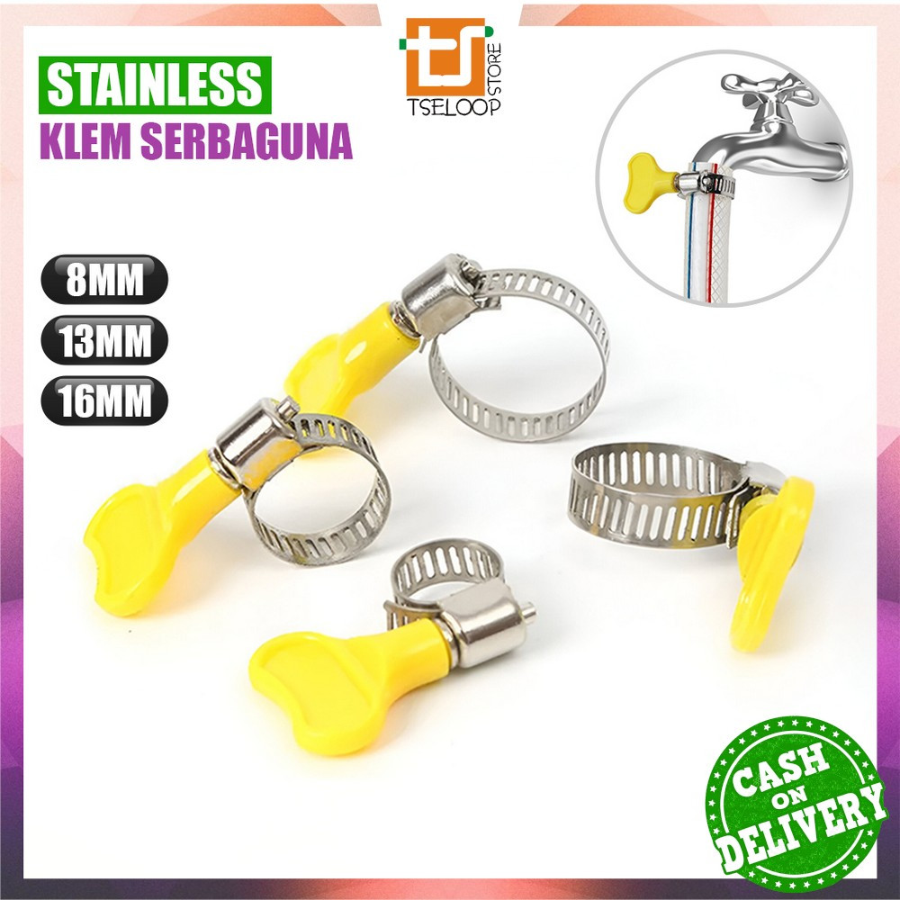 Jual OFM-C1113 Stainless Klem Selang Air Serbaguna / Klem Selang Kuping ...